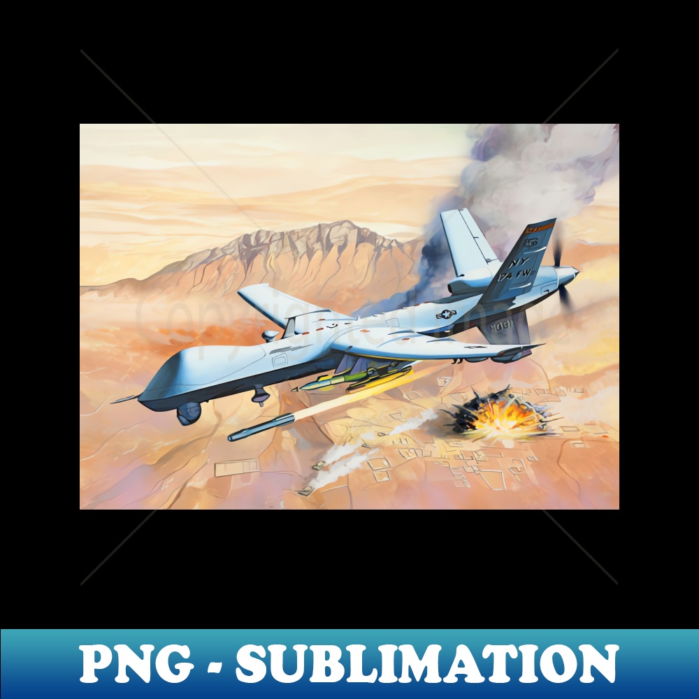 Predator UAV - Trendy Sublimation Digital Download - Transfo - Inspire ...