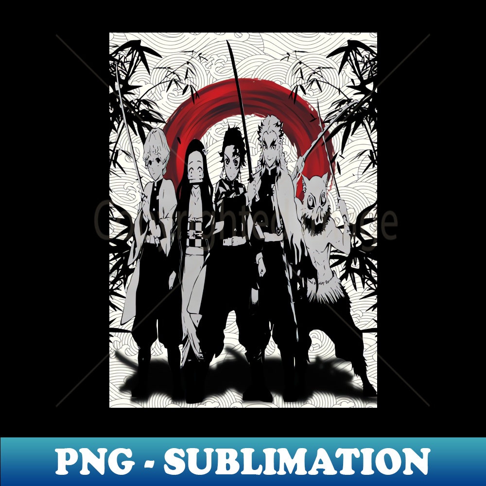 Demon Slayer - Aesthetic Sublimation Digital File - Spice Up - Inspire ...