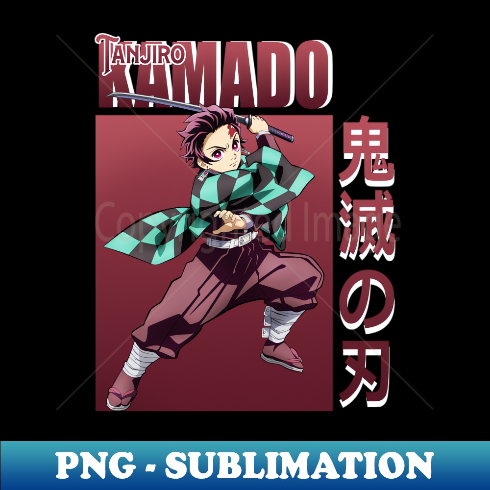 Tanjiro Kamado - PNG Sublimation Digital Download - Revoluti | Inspire ...
