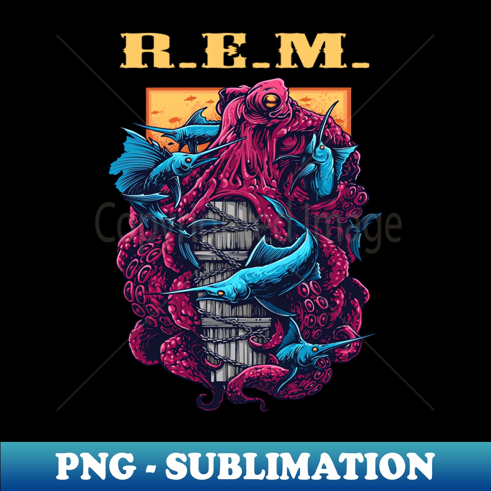 REM BAND - Signature Sublimation PNG File - Boost Your Succe - Inspire Uplift