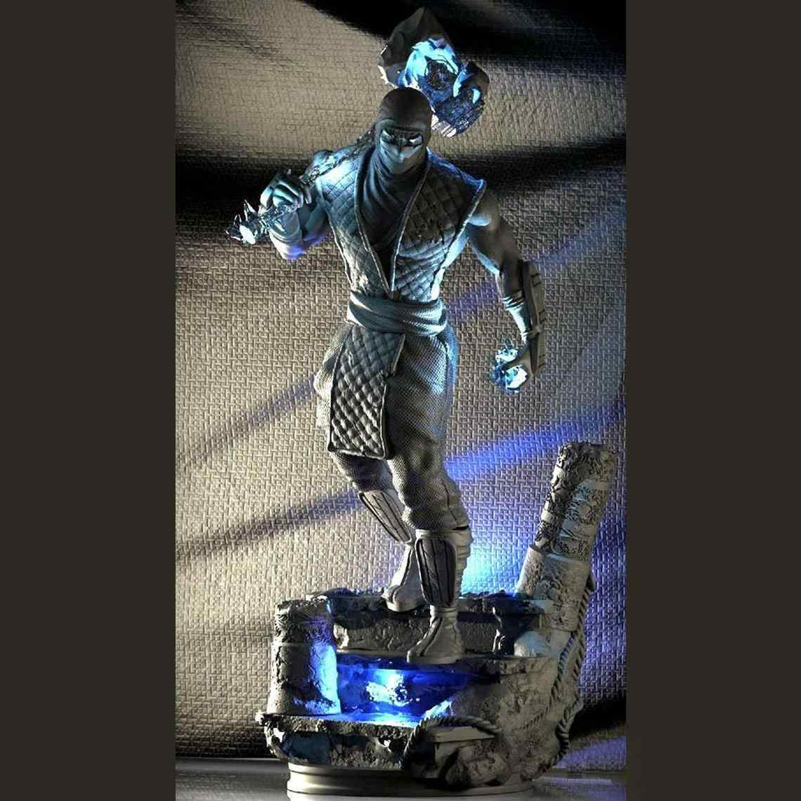 Mortal Kombat – Sub Zero Statue - Inspire Uplift
