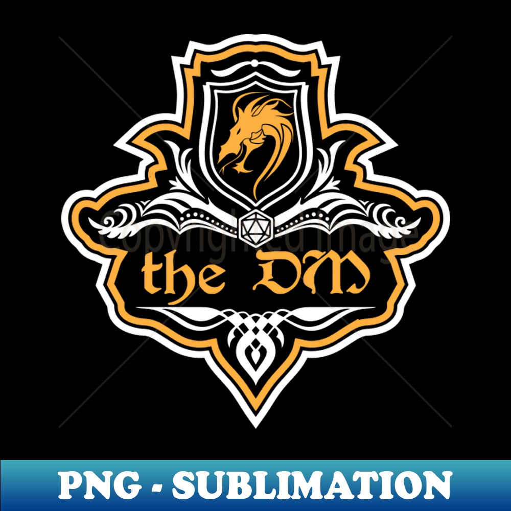 DD DM Dungeon Master Crest - Stylish Sublimation Digital Dow - Inspire ...