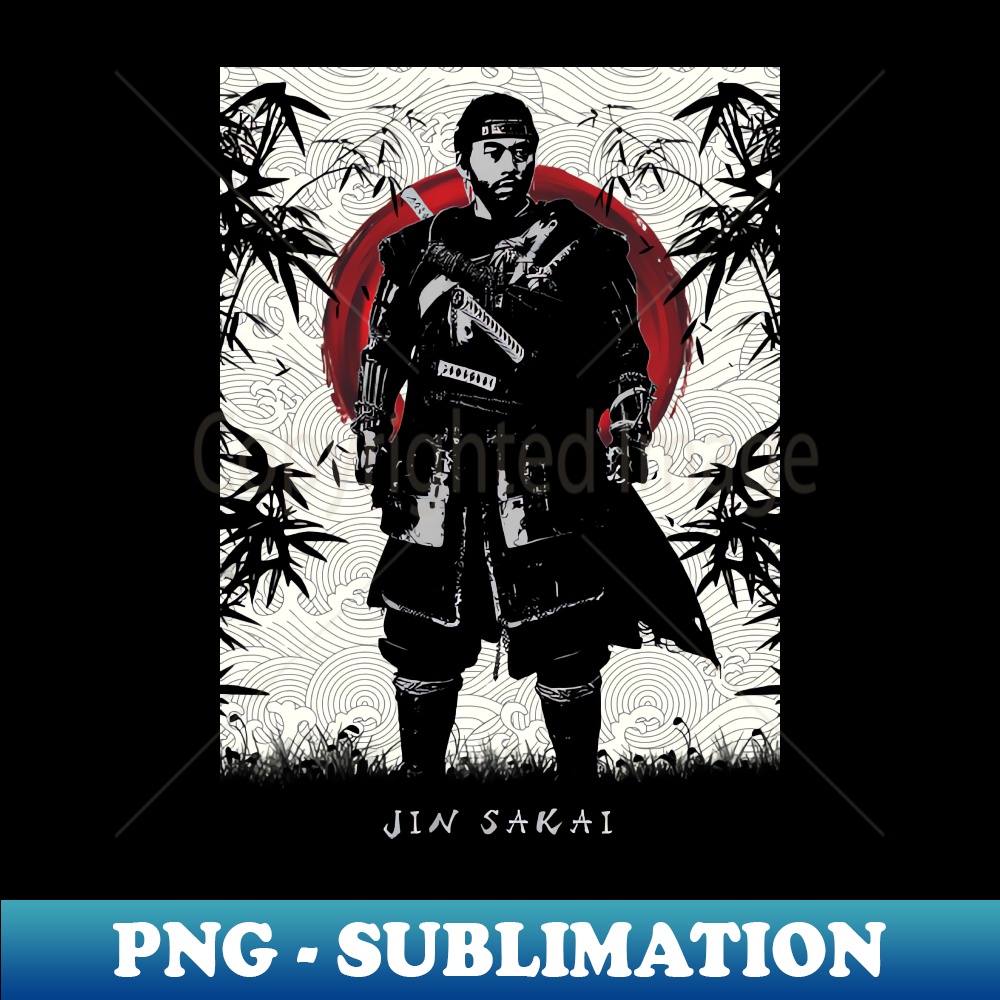 Jin Sakai - Vintage Sublimation PNG Download - Transform You | Inspire ...