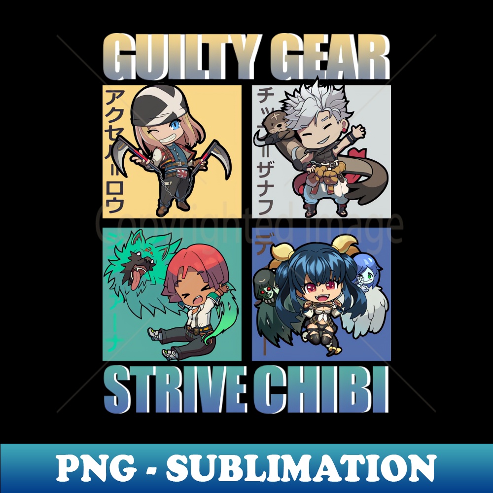 Guilty Gear Chibi Character - PNG Transparent Sublimation De - Inspire ...