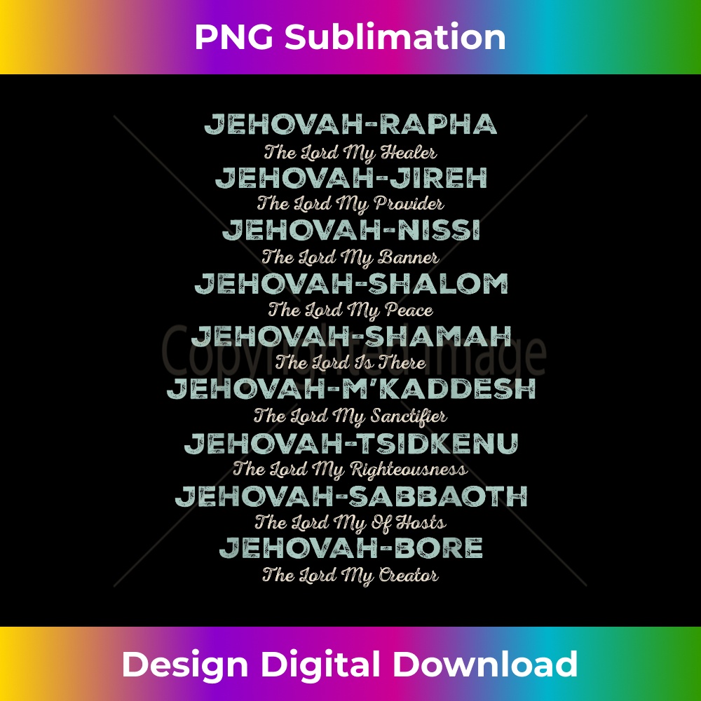 Jehovah-Rapha Names Of God, Hebrew Christian Name Christian | Inspire ...