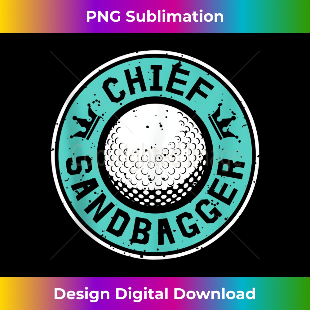 Chief Sandbagger Gag Golf Tank Top - Crafted Sublimation Dig | Inspire ...