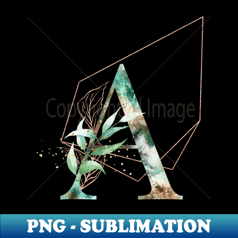 Alphabet A - PNG Transparent Sublimation Design - Bold & Eye | Inspire ...