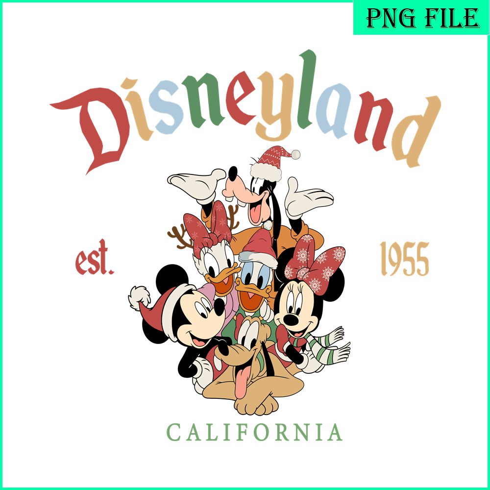 Disneyland California EST 1955 SVG PNG DXF EPS JPG | Inspire Uplift