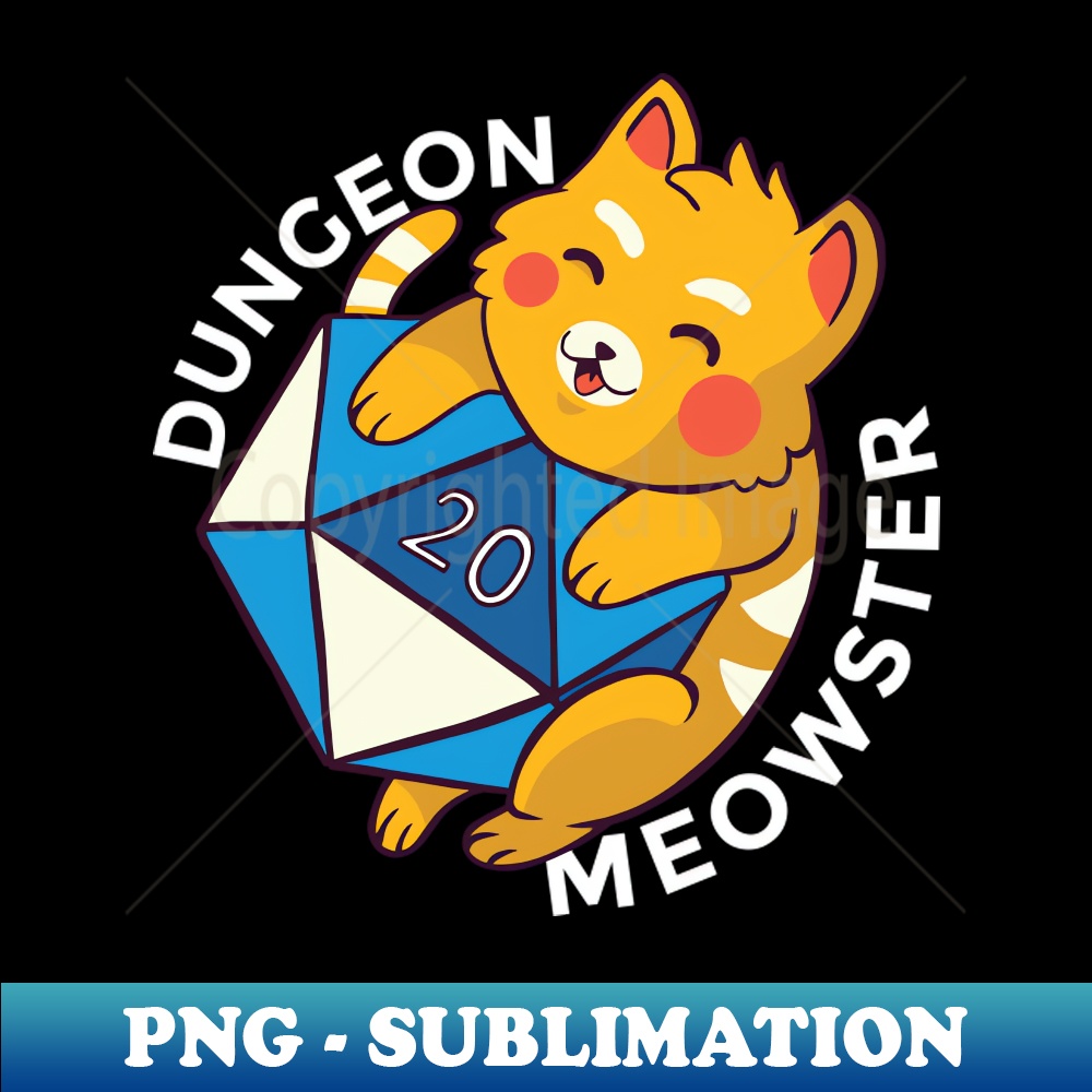 Dungeon Meowster - Modern Sublimation PNG File - Stunning Su | Inspire ...