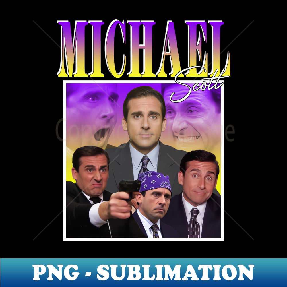 Michael Scott - PNG Transparent Sublimation File - Bold & Ey - Inspire ...
