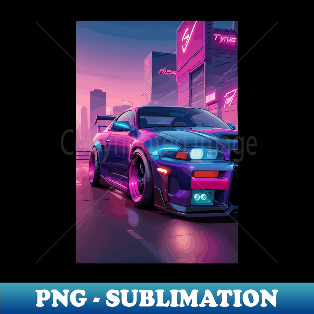 Retro JDM Car - PNG Transparent Digital Download File for Su | Inspire ...