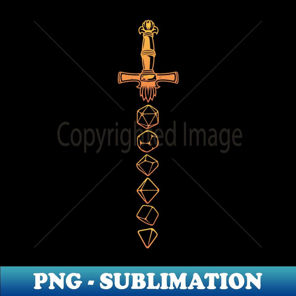 DD Dice Sword - Sublimation-Ready PNG File - Fashionable and | Inspire ...