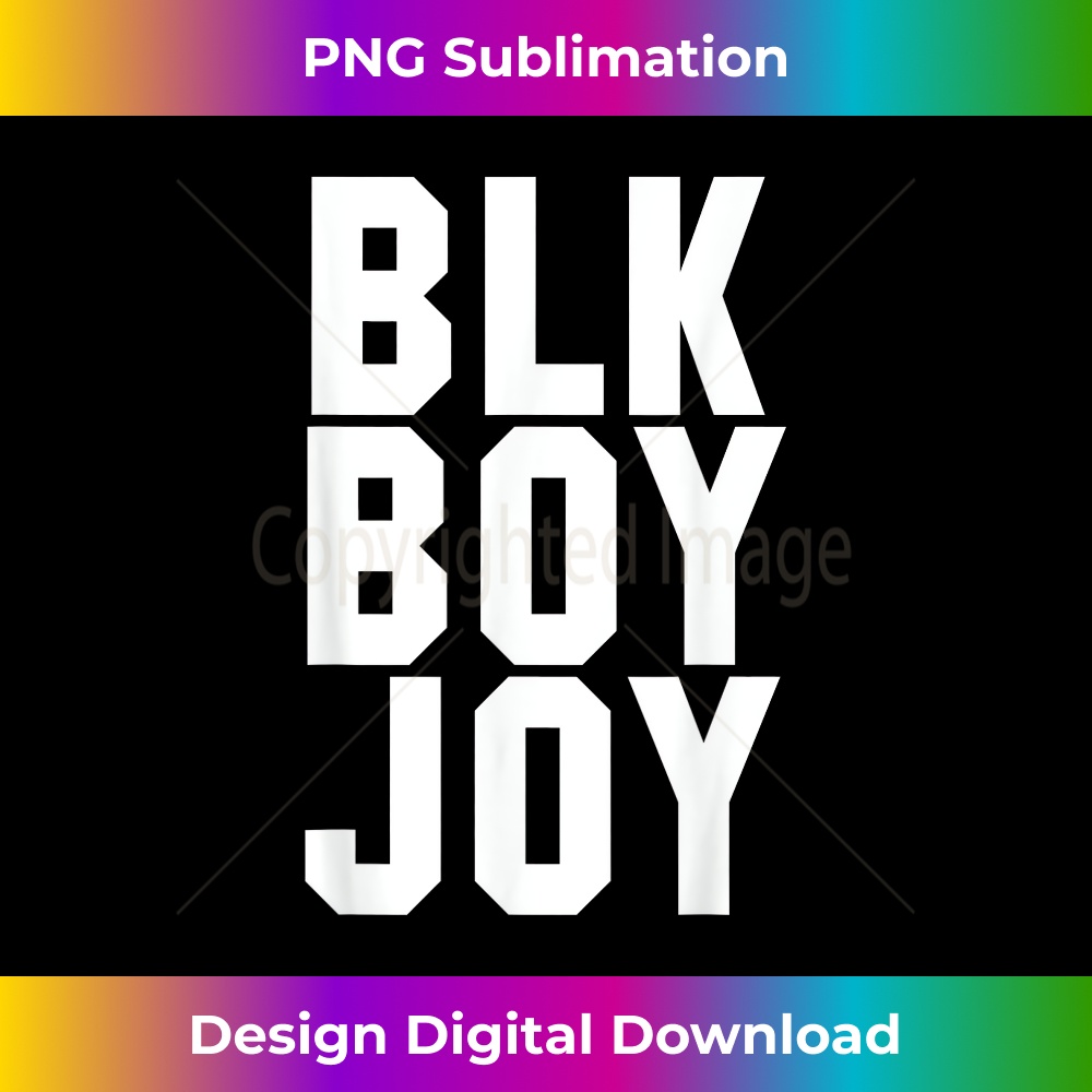 Black Boy Joy with White Text - Minimalist Sublimation Digit | Inspire ...