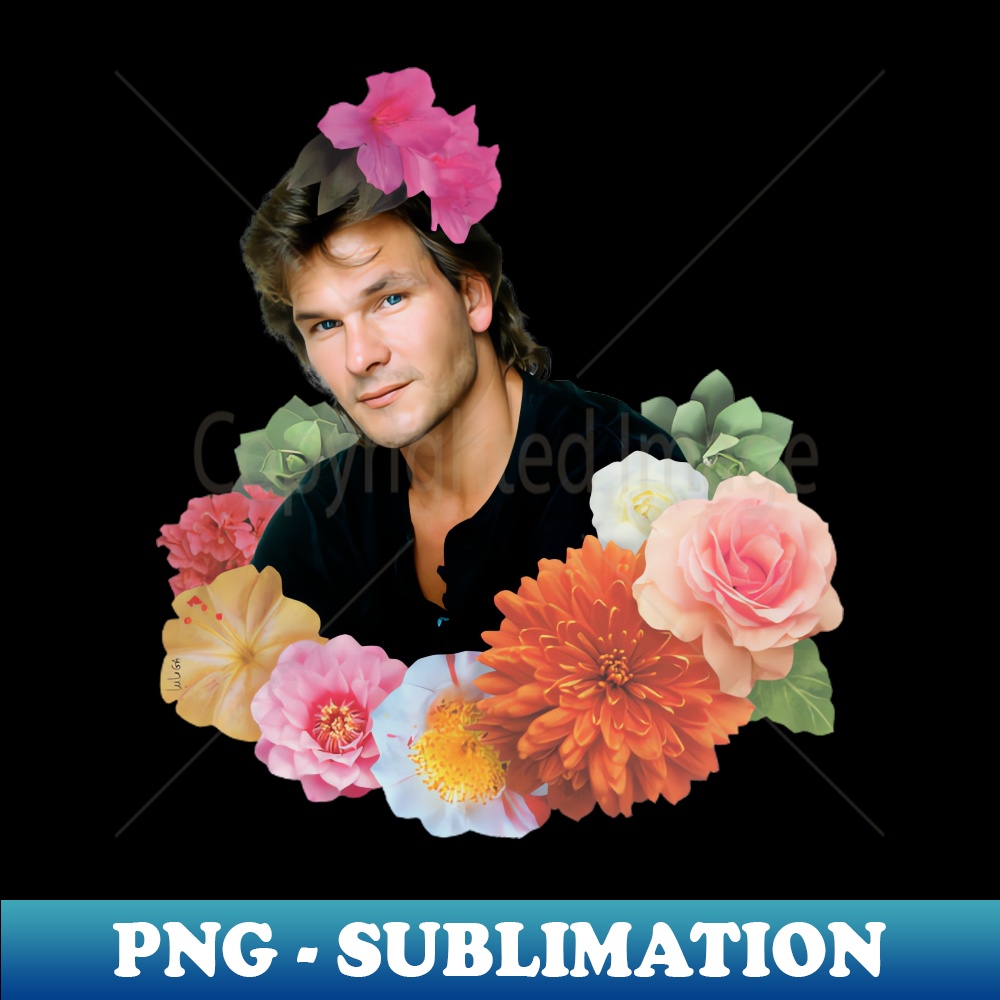 Patrick Swayze - PNG Transparent Sublimation File - Stunning - Inspire Uplift