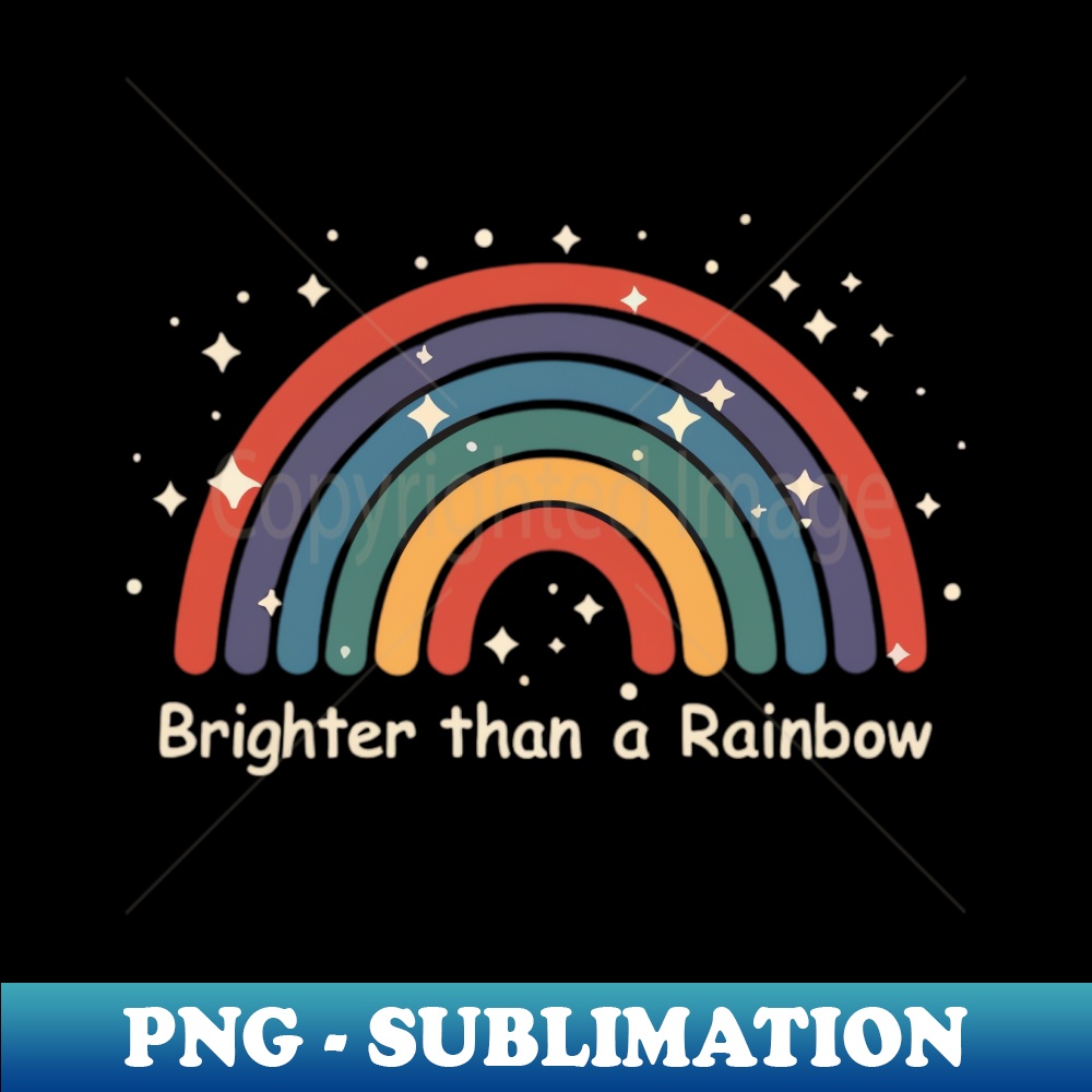 Minimal Rainbow Burst Brighter Than a Rainbow - Sublimation- | Inspire ...