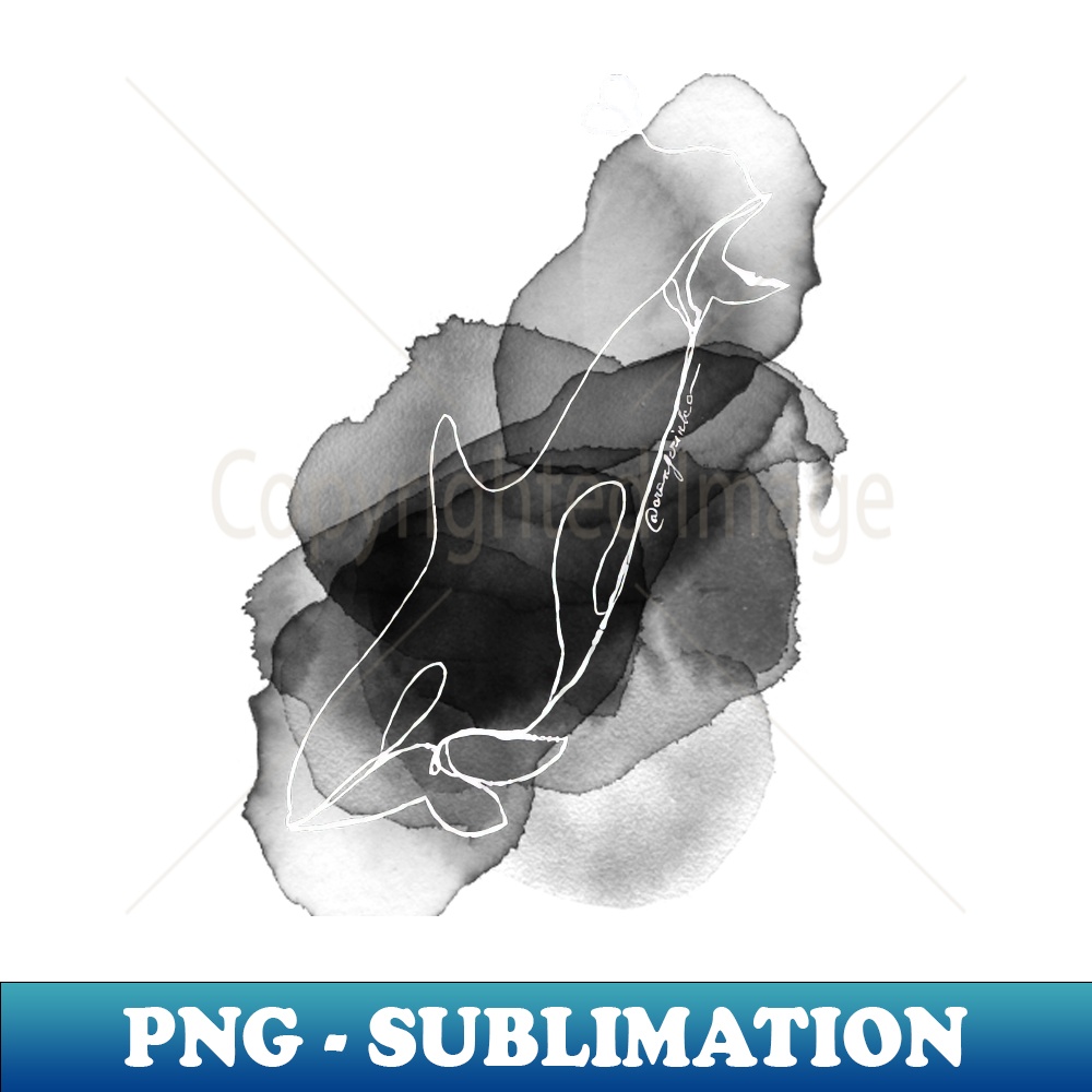 Orca line art - Elegant Sublimation PNG Download - Perfect f | Inspire ...