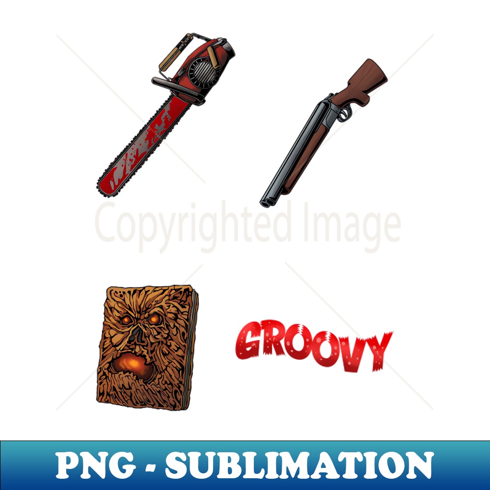 The Groovy Dead Evil Dead - Decorative Sublimation PNG File | Inspire ...
