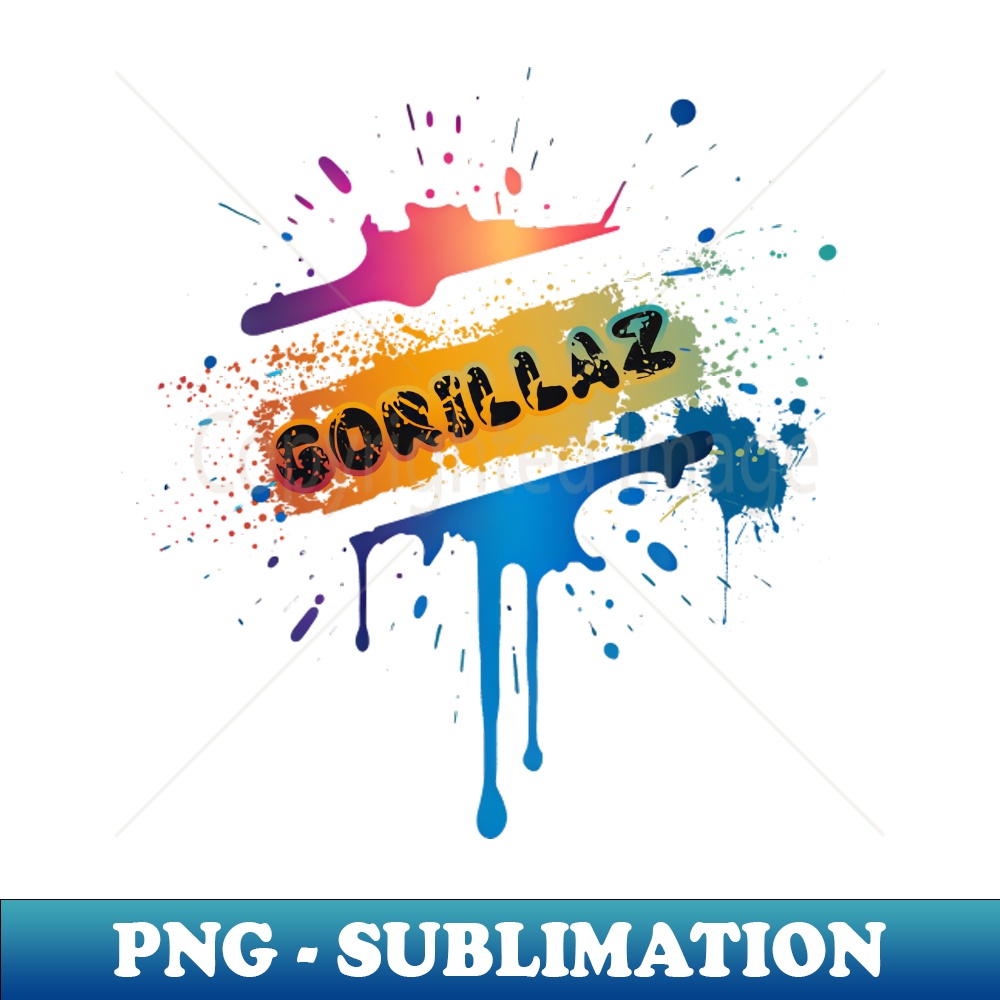 Gorilla Splash Paint - Sublimation-Ready PNG File - Boost Yo - Inspire ...