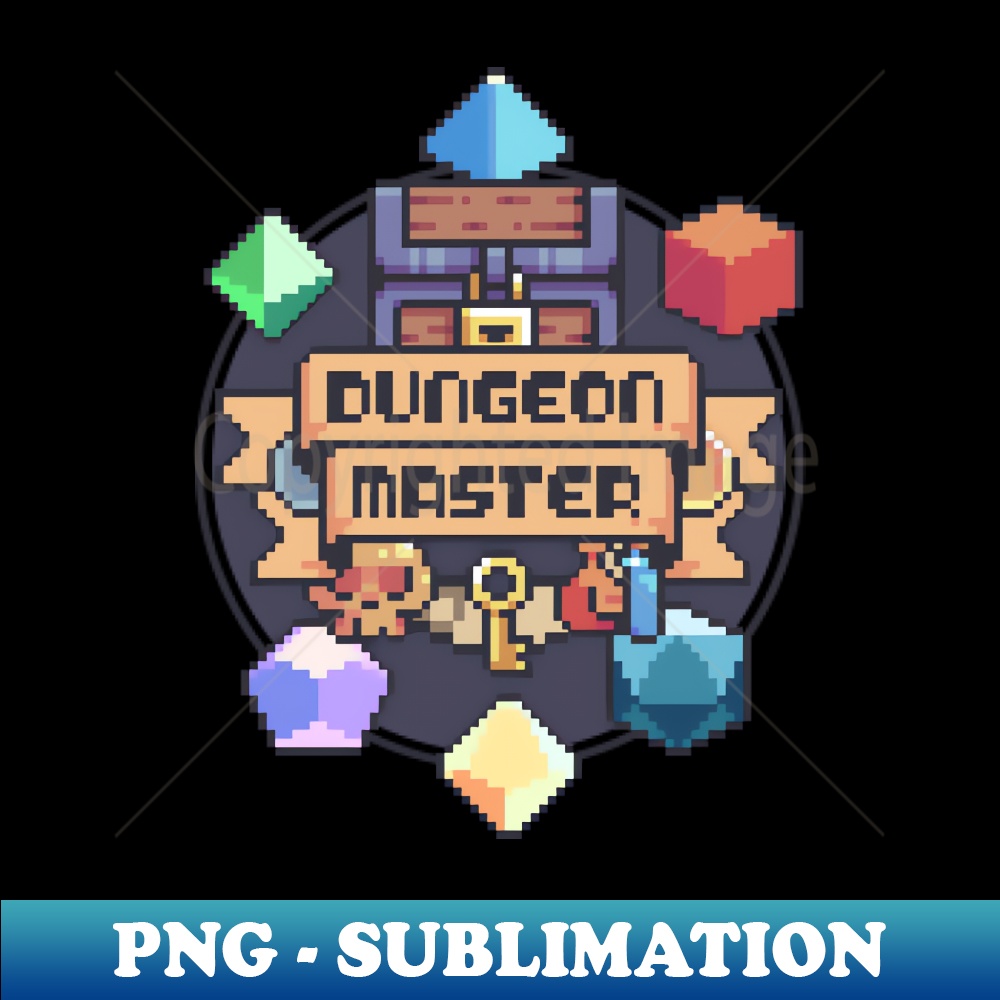 Dungeon Master DM Pixel Art Badge Patch Roleplaying DnD RPG | Inspire ...