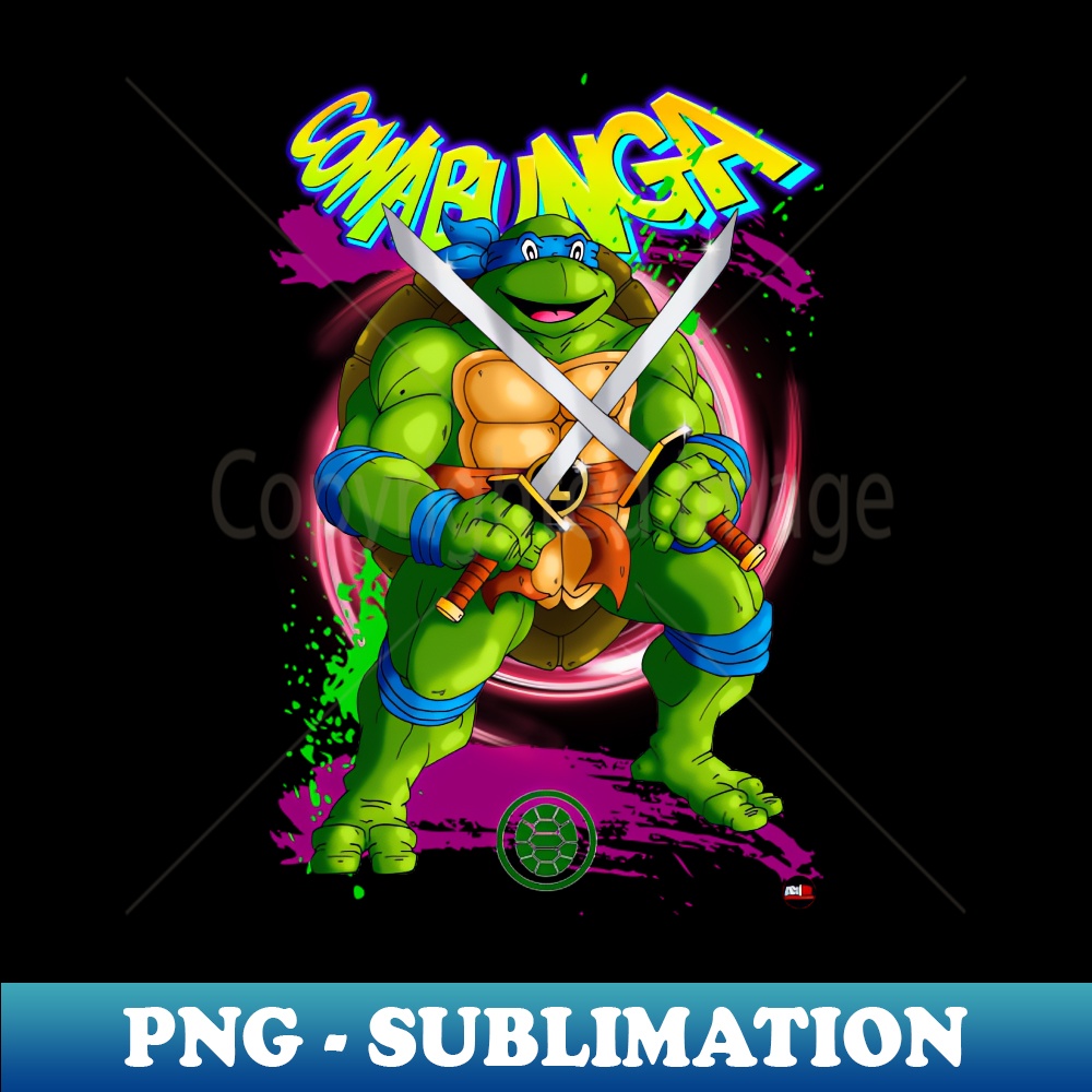 FANART NINJA TURTLES LEONARDO - PNG Transparent Sublimation | Inspire ...
