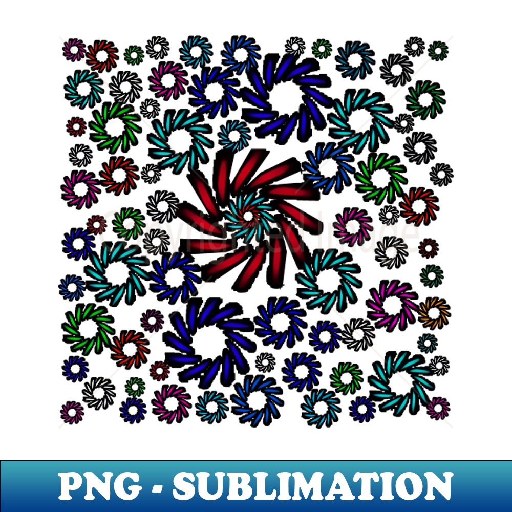 Seamless Patterns of Colors - Spirals - Elegant Sublimation | Inspire ...