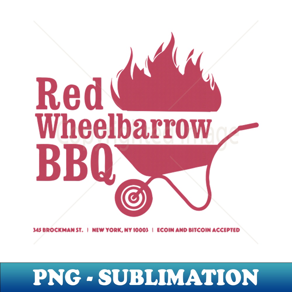bbq red wheelbarrow - Aesthetic Sublimation Digital File - B | Inspire ...