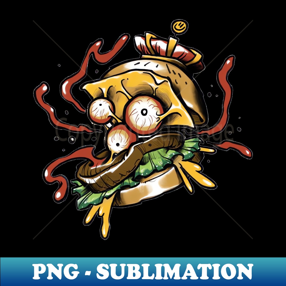 burger - Signature Sublimation PNG File - Stunning Sublimati - Inspire ...