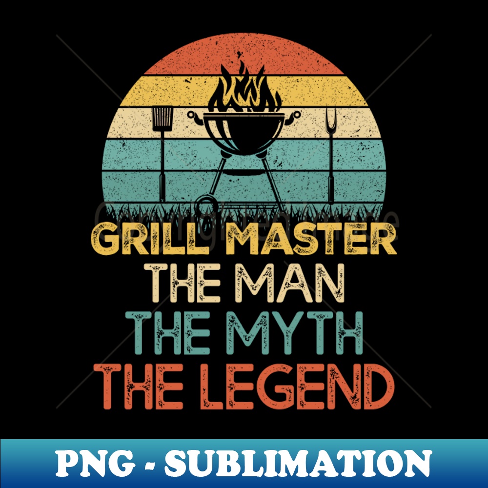 Grill Master Barbeque Design - Sublimation-Ready PNG File - | Inspire ...