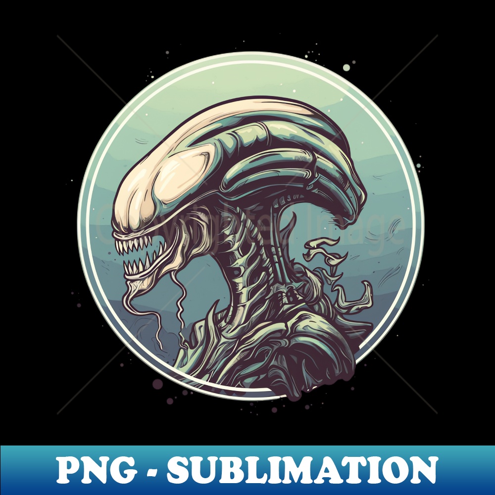 Xenomorph Portrait - PNG Transparent Digital Download File f | Inspire ...