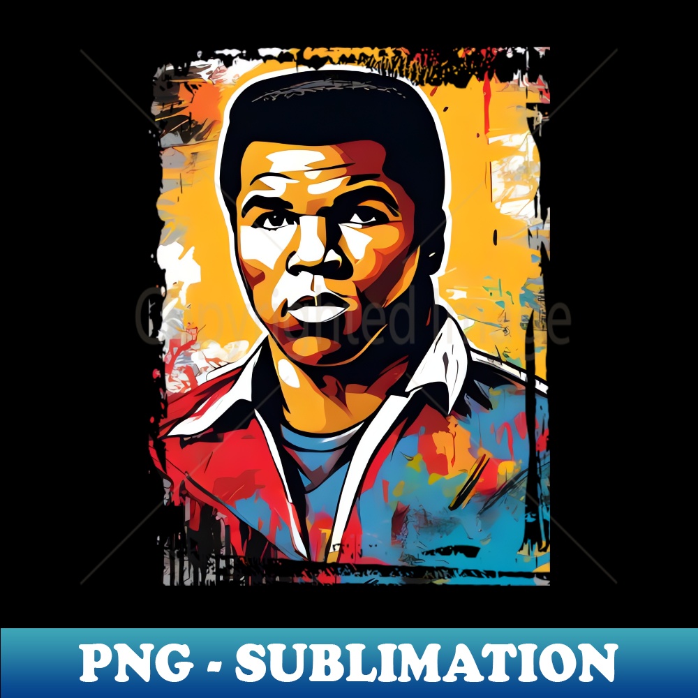 Muhammad Ali Colorful boxing - PNG Transparent Sublimation F | Inspire ...