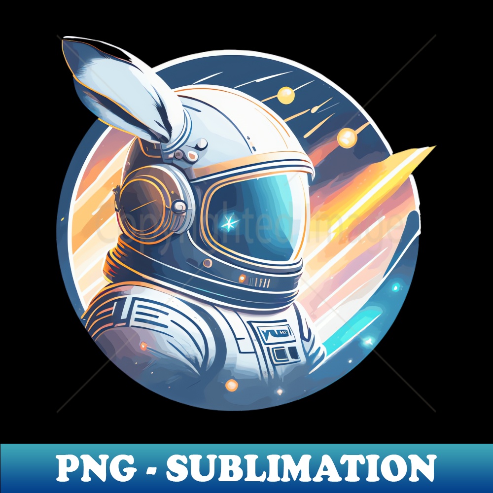 Space Bunny - Elegant Sublimation PNG Download - Unlock Vibr | Inspire ...