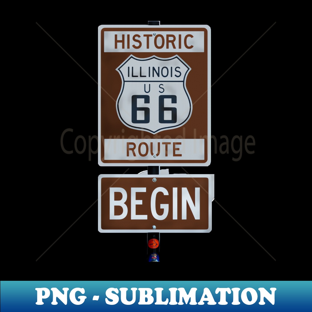 Route 66 Begin - Stylish Sublimation Digital Download - Revo | Inspire Uplift