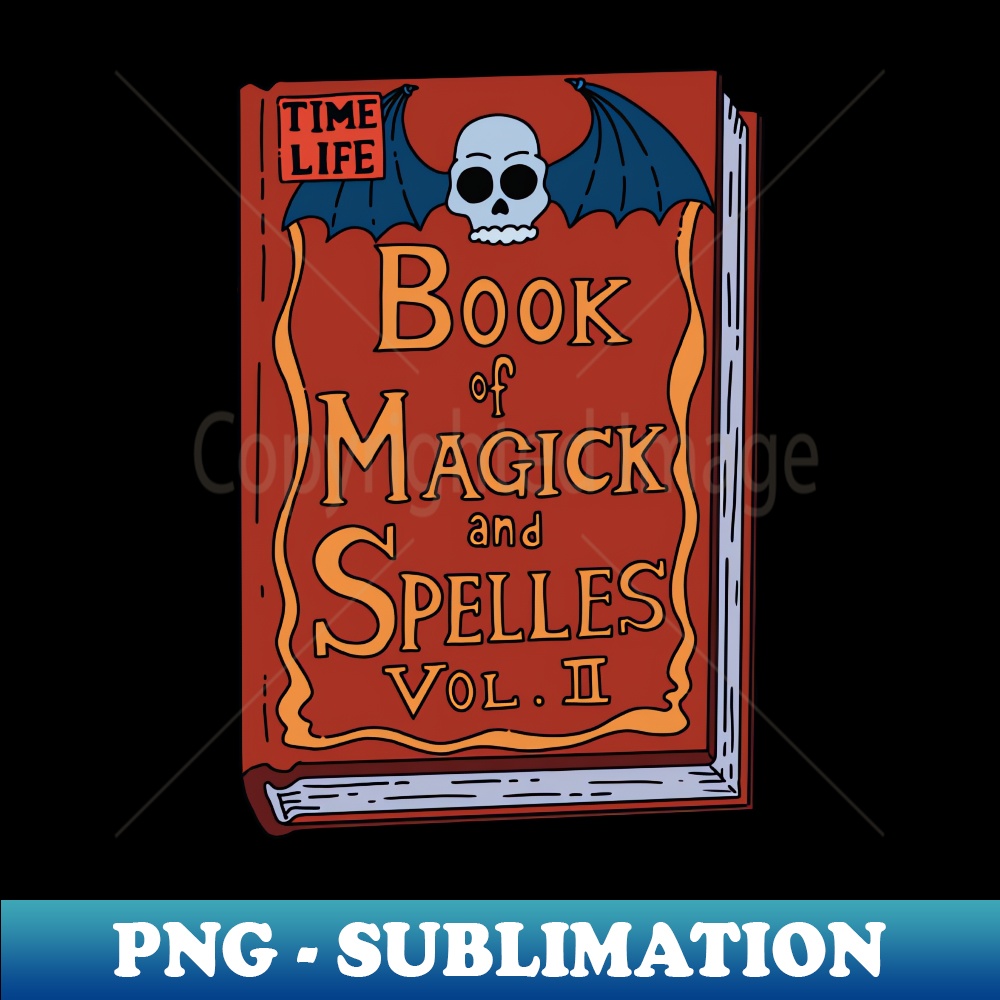 Spell book vol II - Signature Sublimation PNG File - Defying | Inspire ...