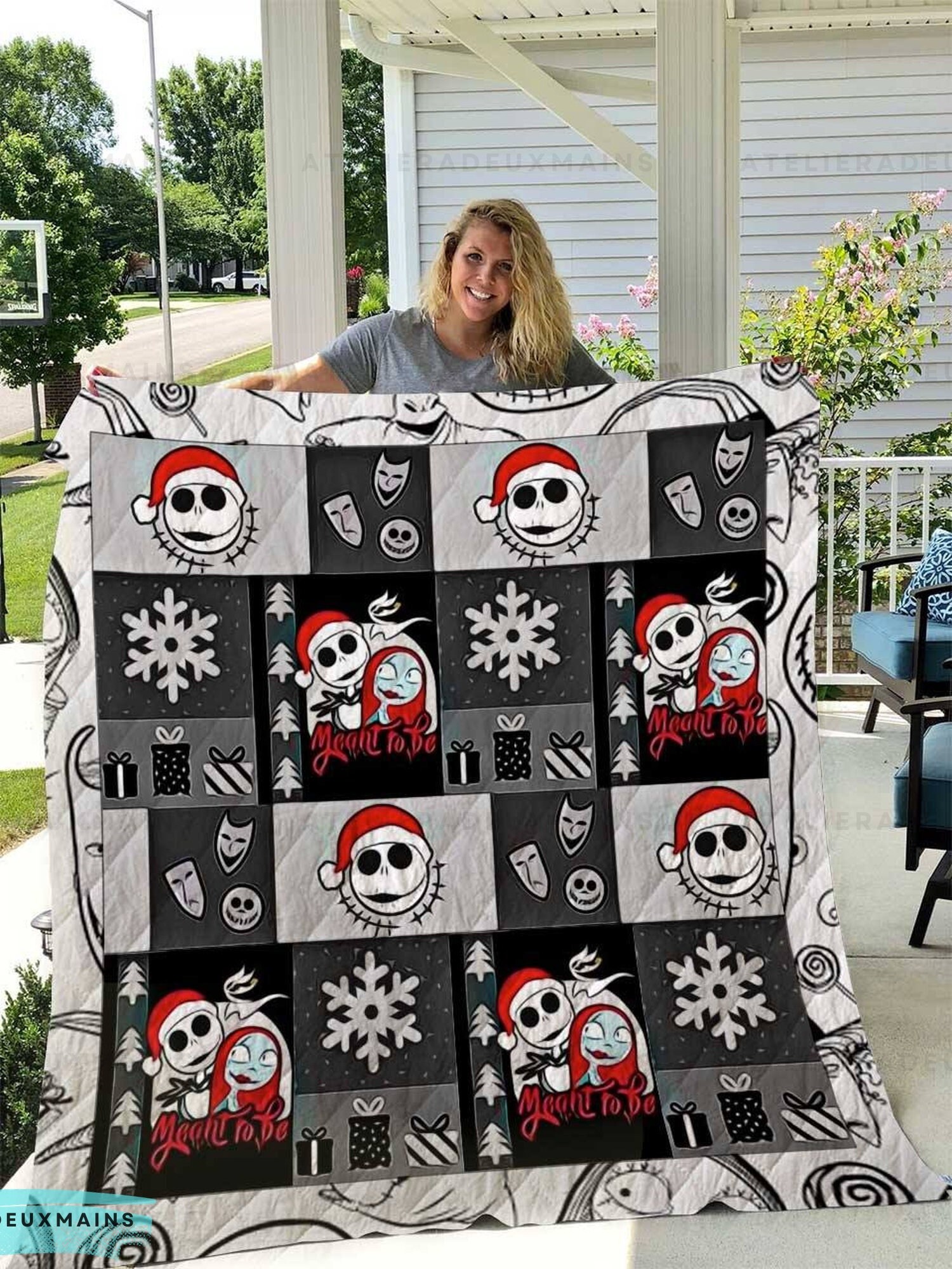 Custom Jack Skellington Name Blanket, Nightmare Before Chris - Inspire ...