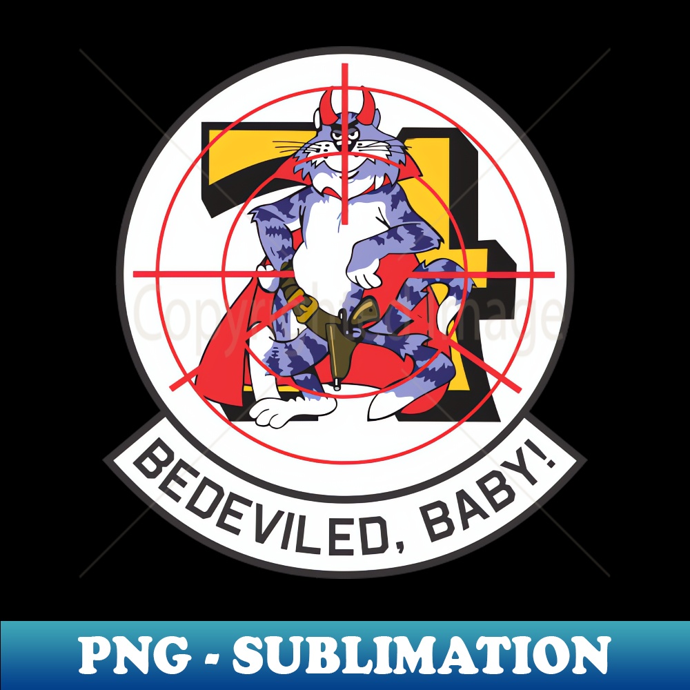 Grumman F-14 Tomcat - Bedeviled Baby - Sublimation-Ready PNG | Inspire ...