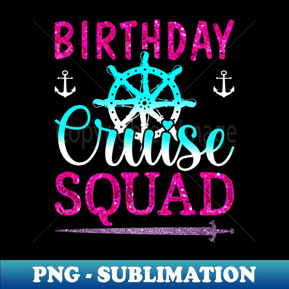 Birthday Cruise Squad King Crown Sword Cruise Boat Party - P | Inspire ...