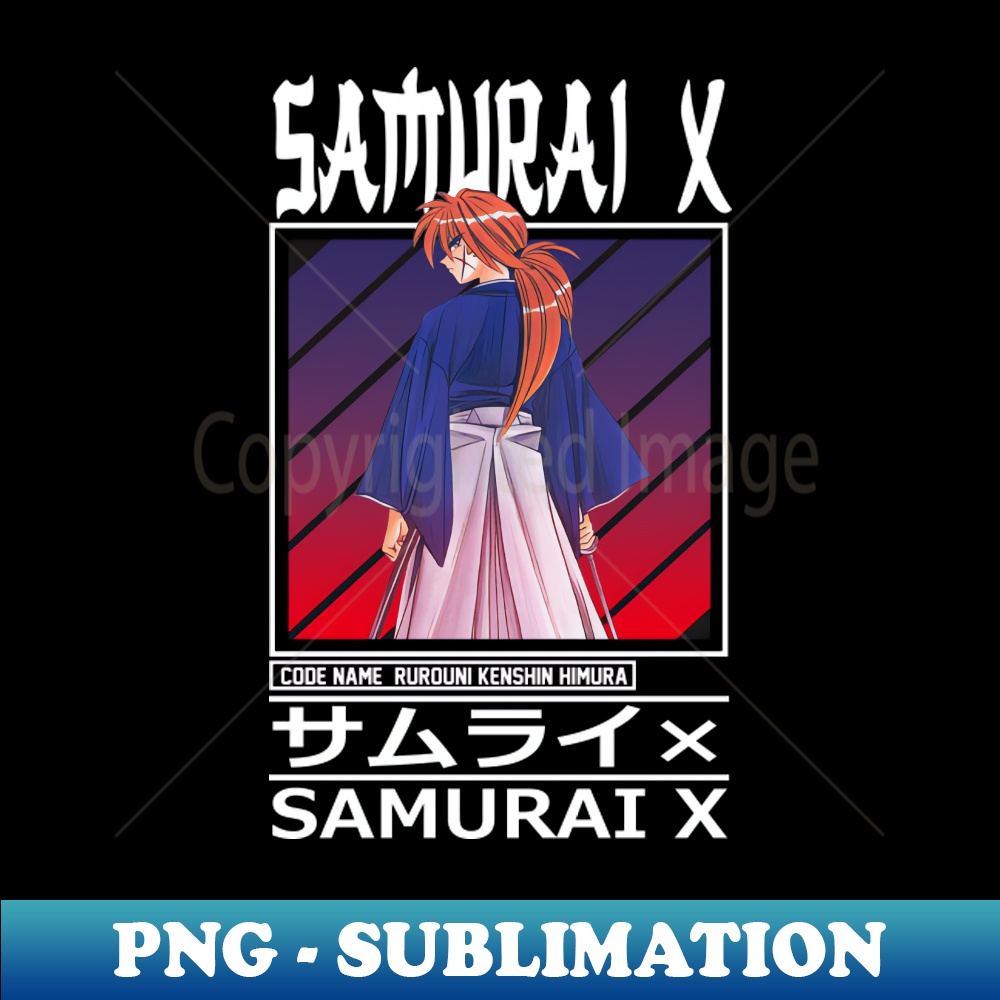 Samurai X Rurouni Minimalist VIntage - Professional Sublimat | Inspire ...