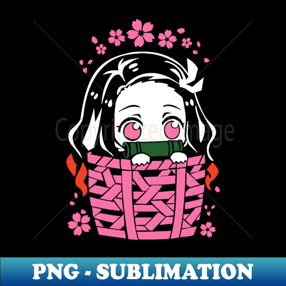 Kawaii Nezuko Chibi Basket of Cuteness - Demon Slayer - Styl | Inspire ...
