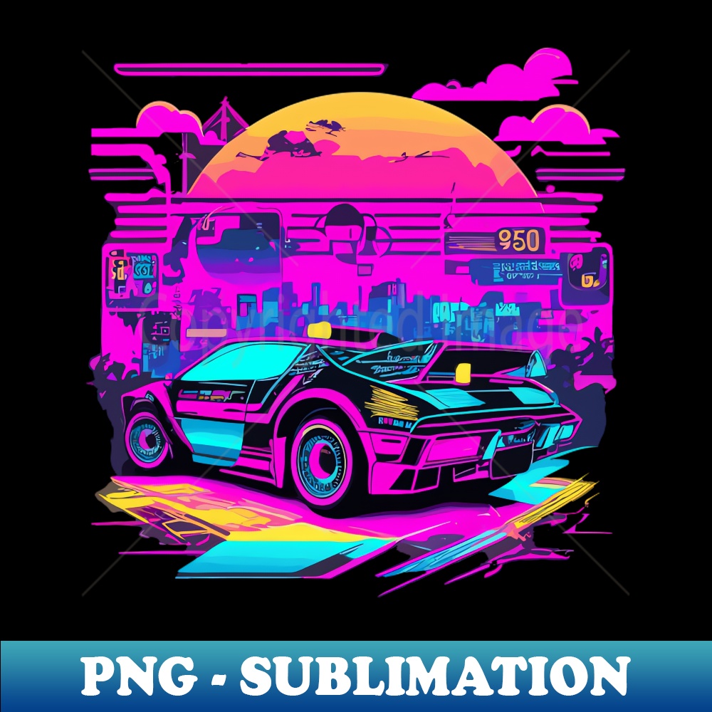 Neon 80s Resurgence - Artistic Sublimation Digital File - Un | Inspire ...