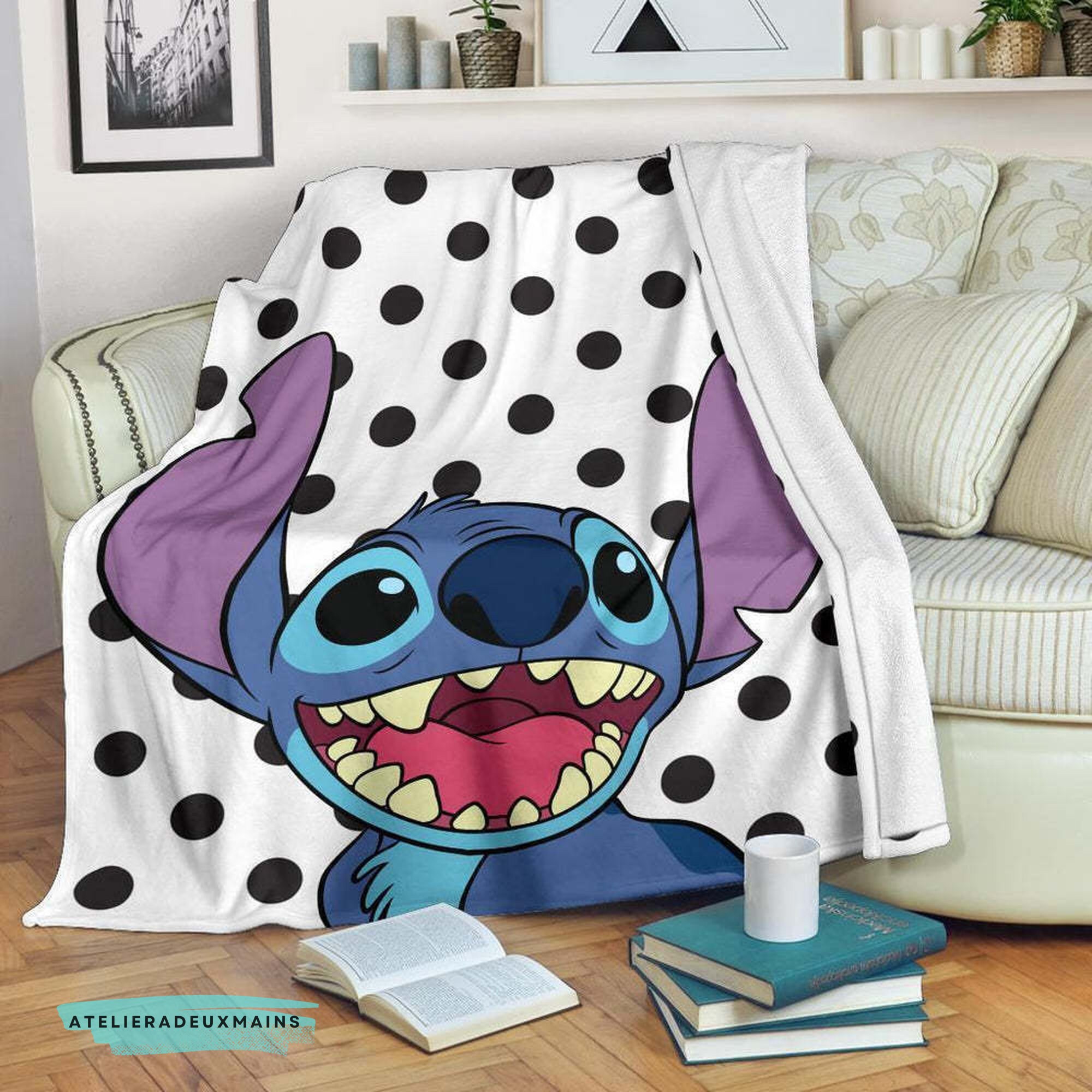 Lilo And Stitch Movie SOFA BLANKET, Stitch Blanket, Disney B | Inspire ...