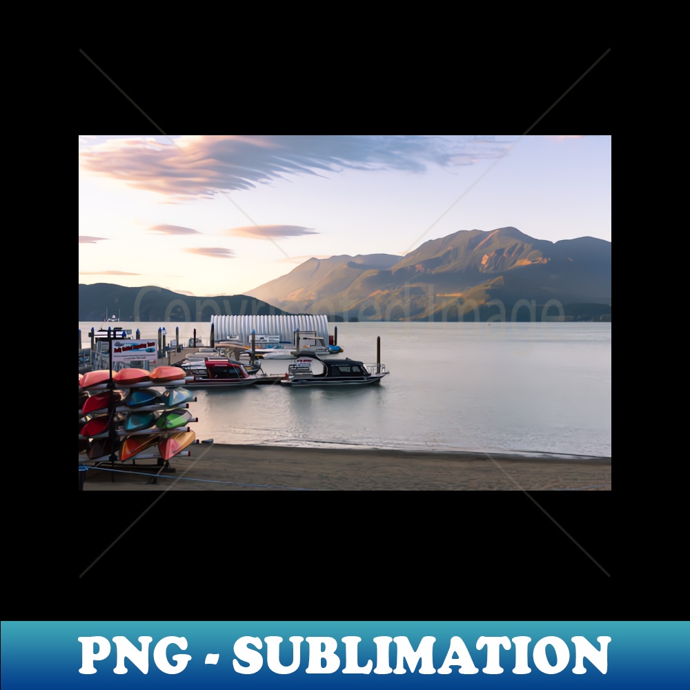 View of Harrison Lake BC Canada at Sunset in Summer - Instan | Inspire ...
