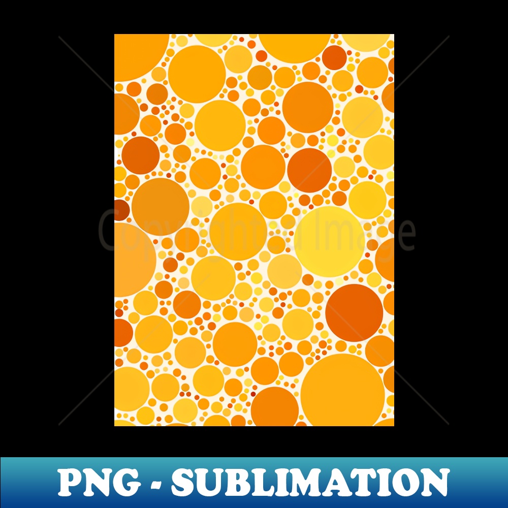 Yellow and Orange Polka Dots Pattern Design - PNG Transparen | Inspire ...