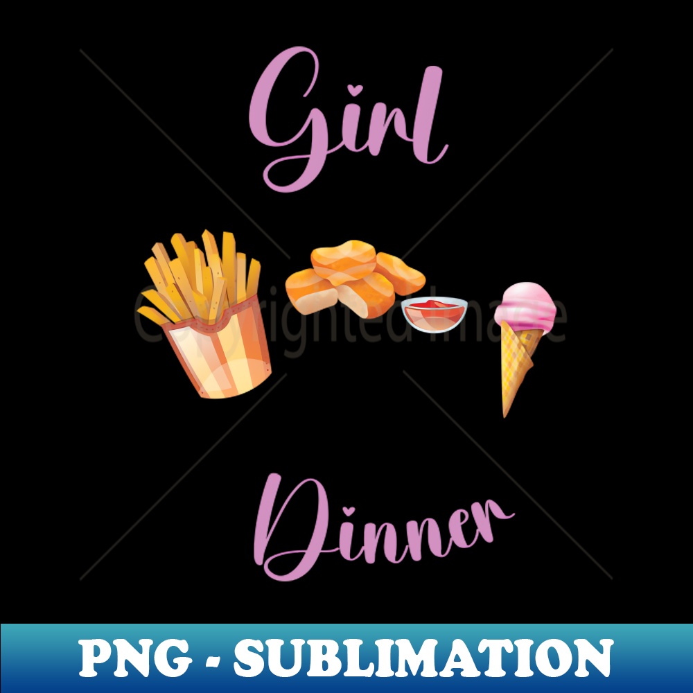 Girl Dinner - Aesthetic Sublimation Digital File - Perfect f | Inspire ...