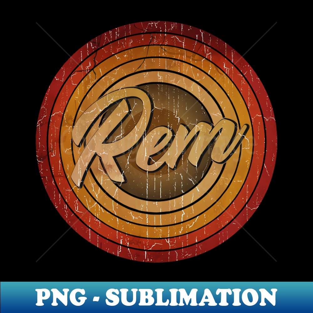 arjunthemaniaccircle vintage retro faded rem - Sublimation-R | Inspire ...