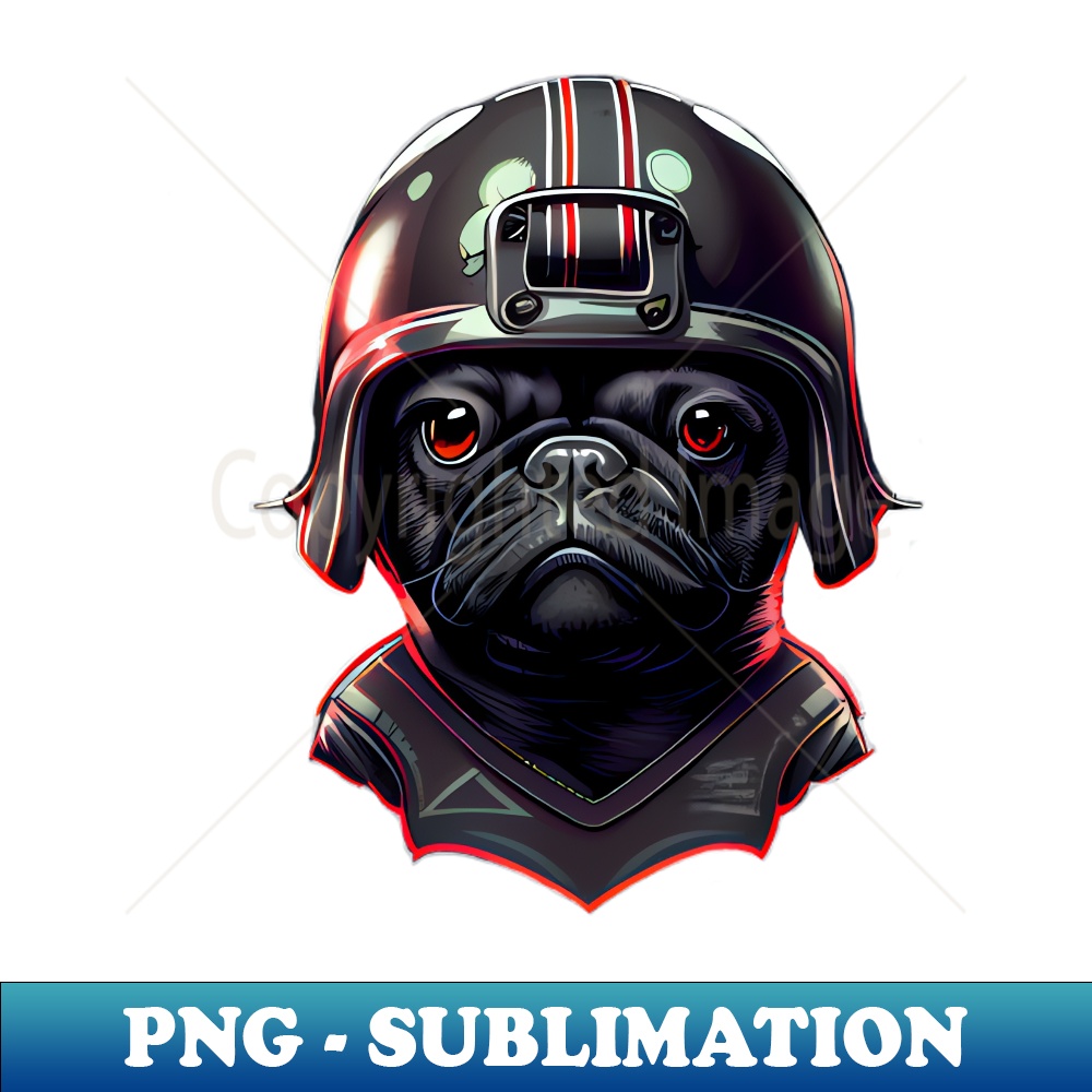 Pug as football player five - PNG Transparent Digital Downlo | Inspire ...