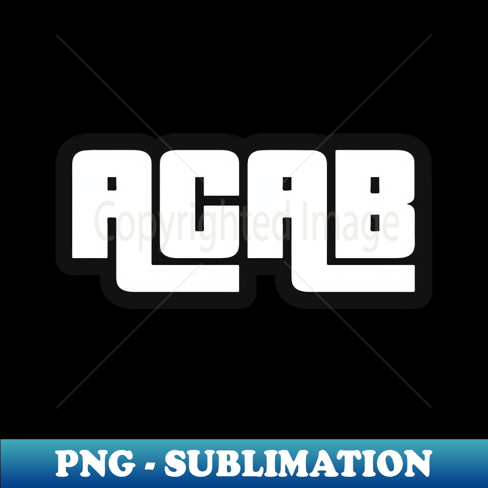 ACAB - PNG Transparent Sublimation Design - Stunning Sublima | Inspire ...