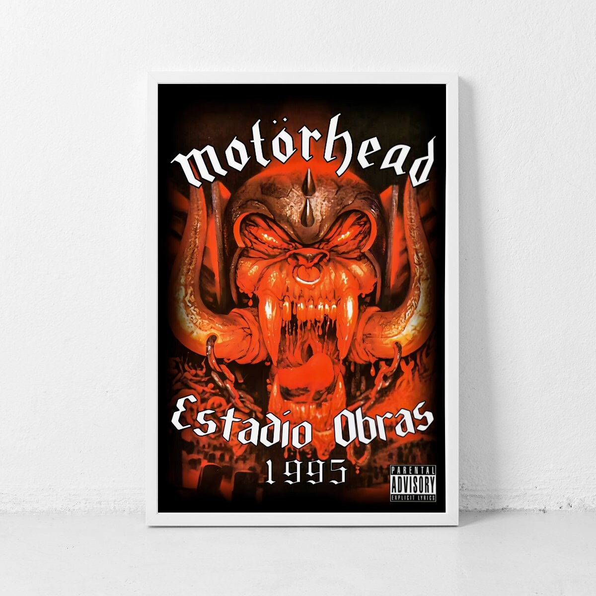 Motorhead Music Gig Concert Poster Classic Retro Rock Vintag | Inspire ...