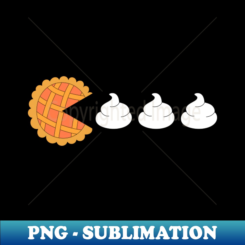 Pumpkin Pie Pac Man - Premium Sublimation Digital Download - | Inspire ...