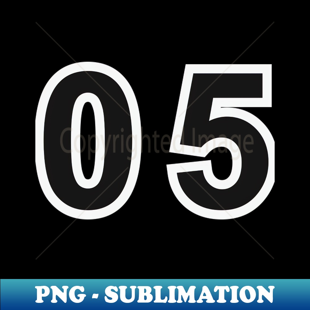 number 5 - Decorative Sublimation PNG File - Perfect for Cre | Inspire ...