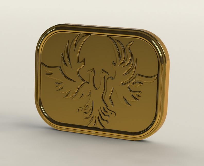 Grisha belt buckle STL file - Shadow and Bone cosplay | Inspire Uplift
